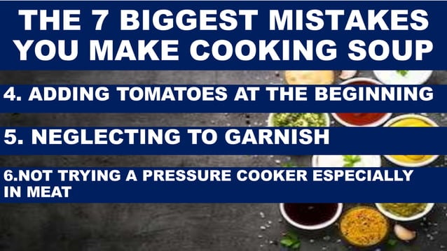 Week 4-Techniques in presenting and evaluating soup.pptx | Cooking ...