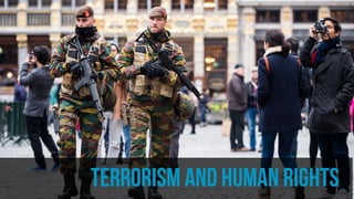 Week 4: Terrorism and human rights | PDF