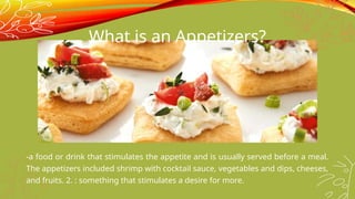 WEEK 3 TLE 9 PREPARING APPETIZERS AND TYPE OF SERVICE | PPTX