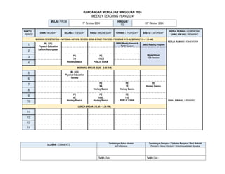 Weekly Plan for Lesson Week 41 - 43.docx