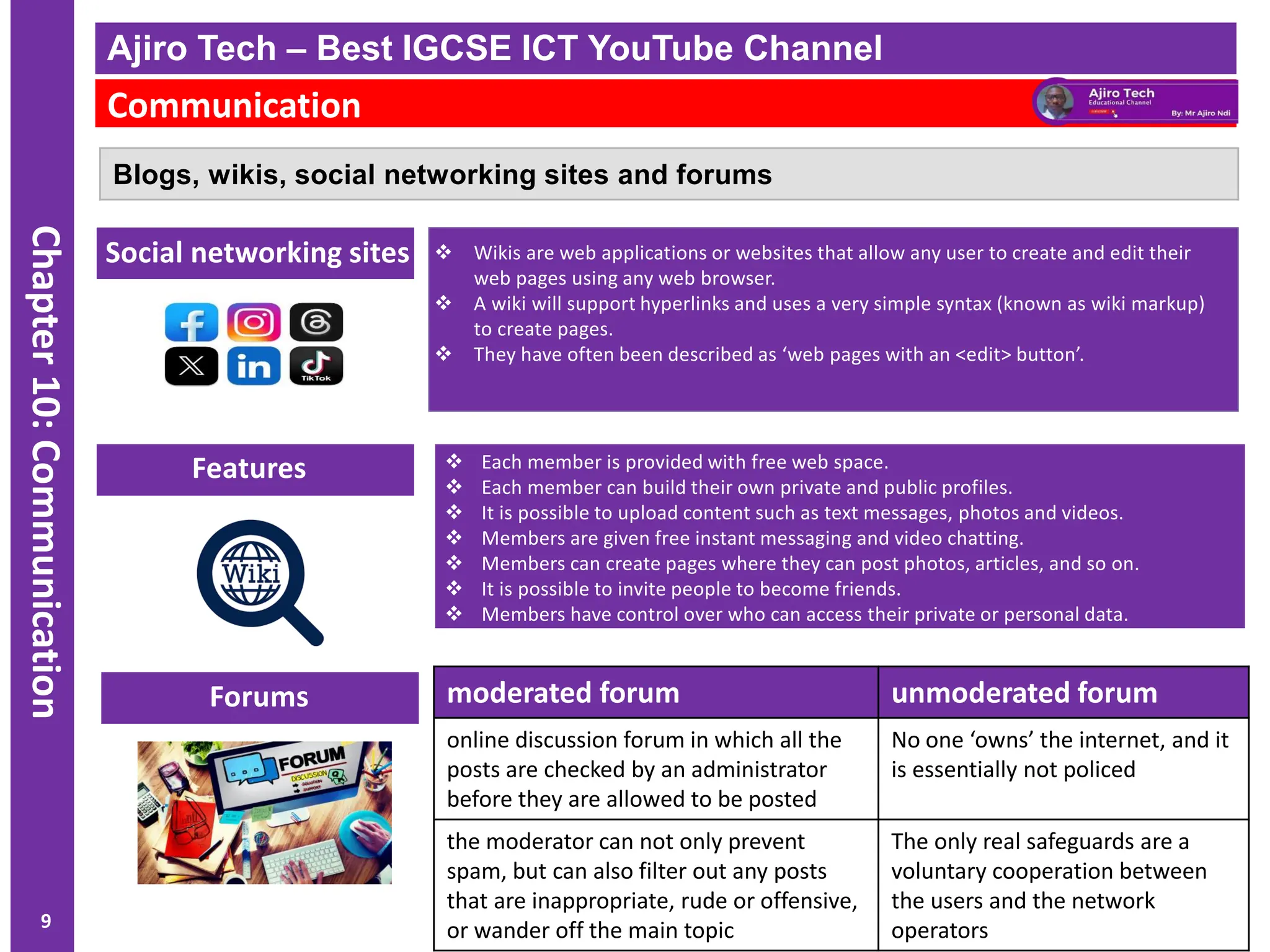 IGCSE ICT (0417) - Communication - Ajiro Tech | PDF