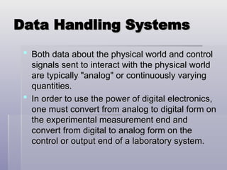 Analog-to-Digital and Digital-to-Analog Devices | PPT