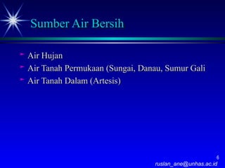 Aspek Kesehatan Penyediaan Air Bersih.ppt