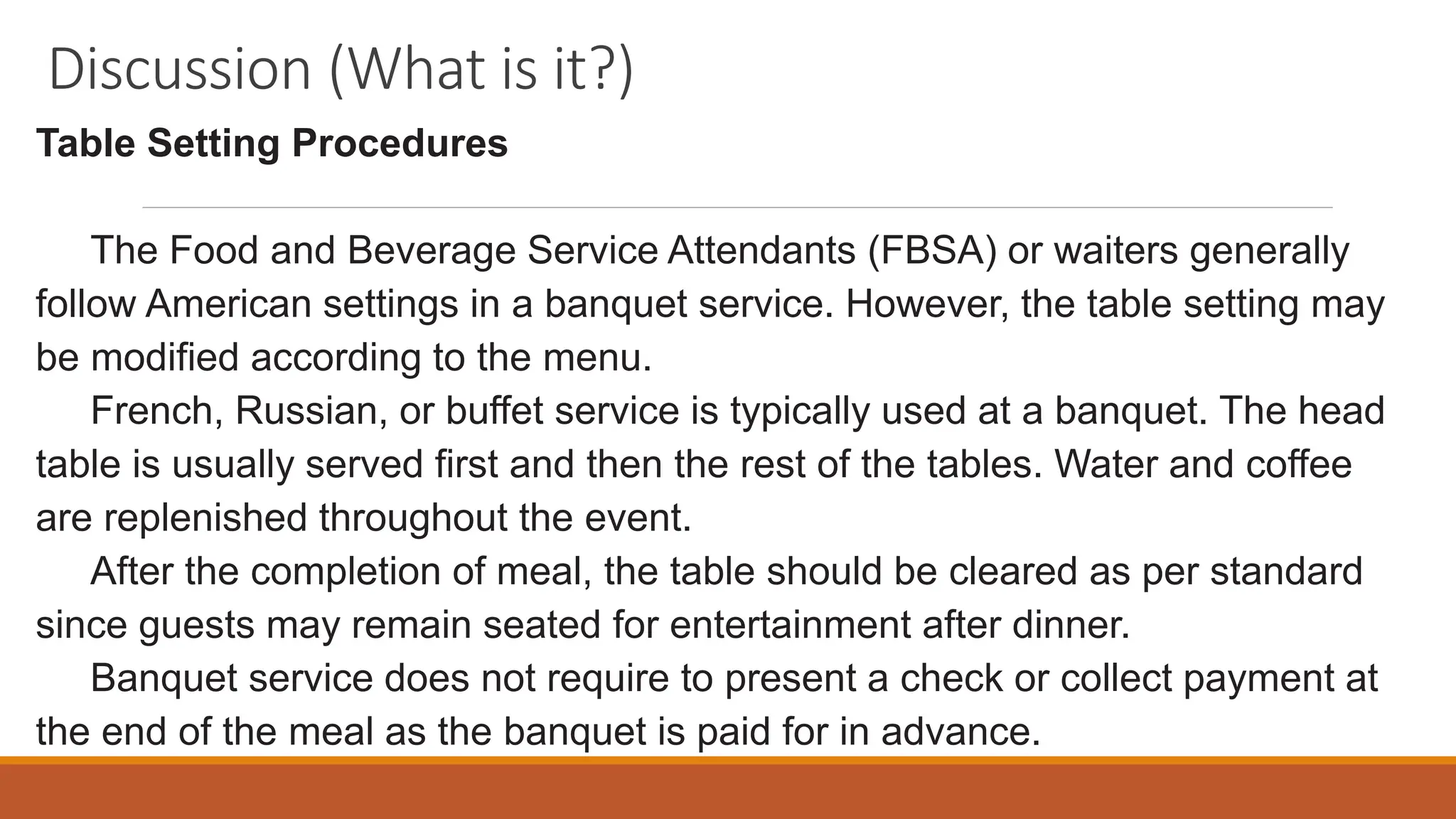 ASSIST THE DINERS AND PERFORM BANQUET OR CATERING SERVICES.pptx