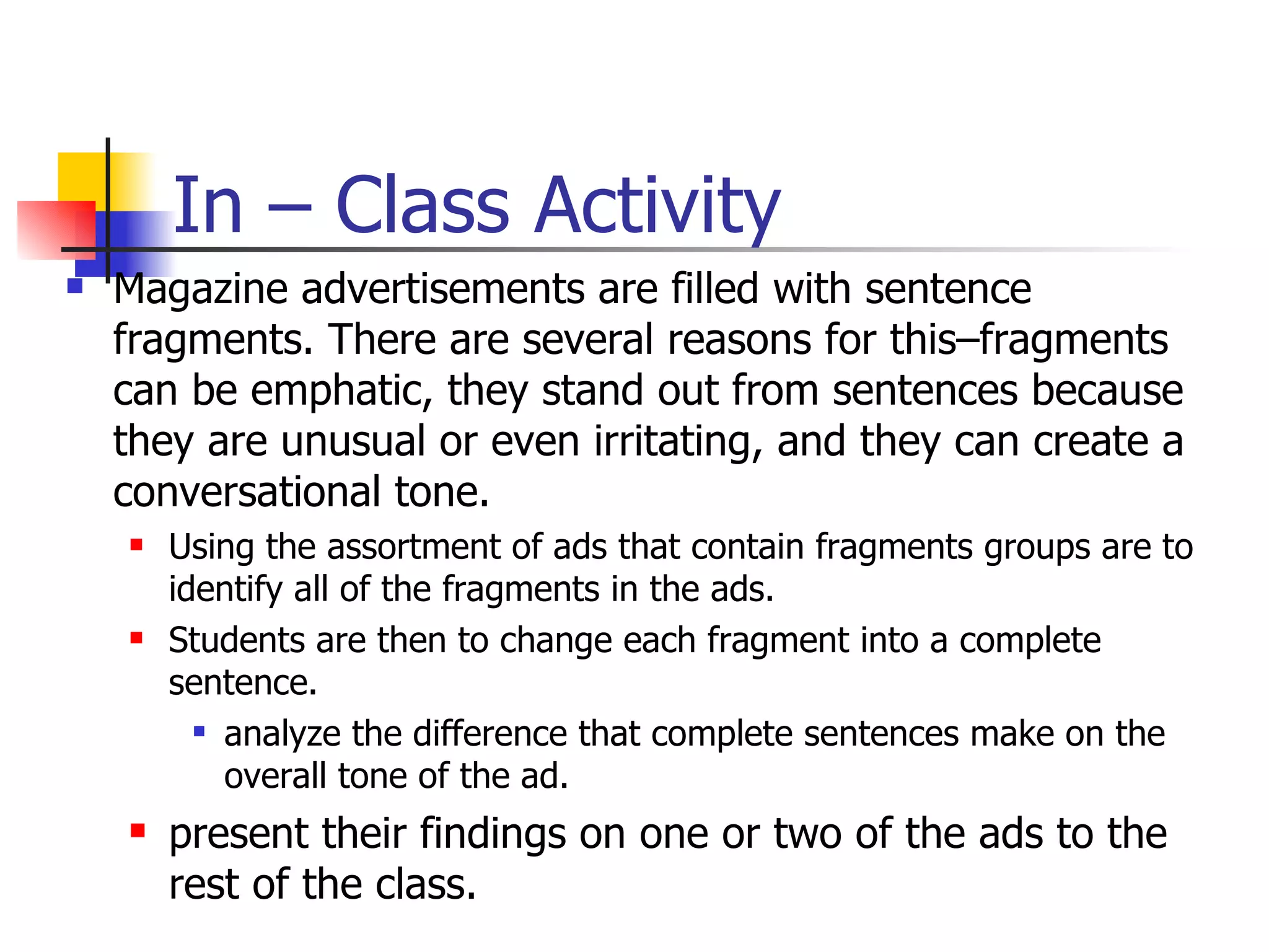 Avoiding runons | PPT