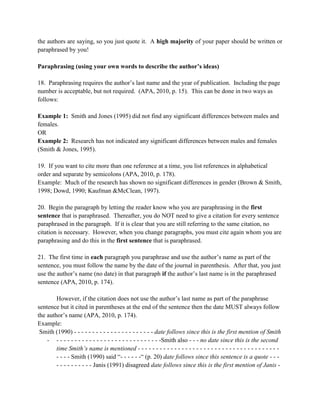 Week4b pdffile more notes on apa referencing | PDF