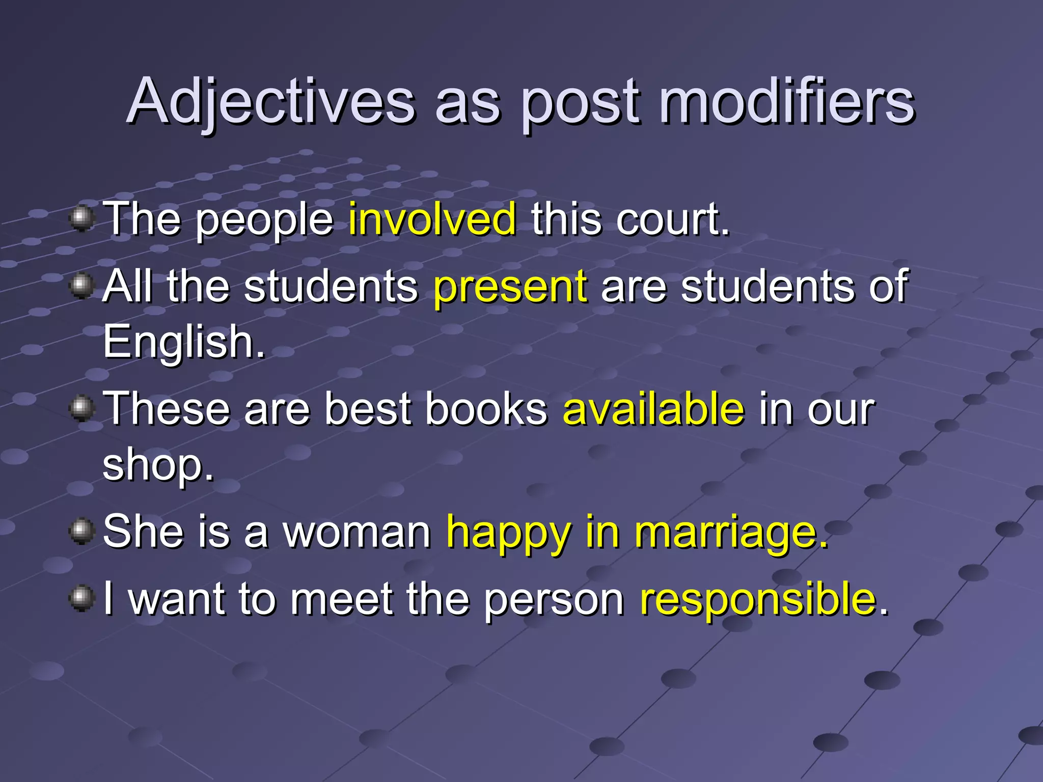 Week 4 complex noun phrase | PPT