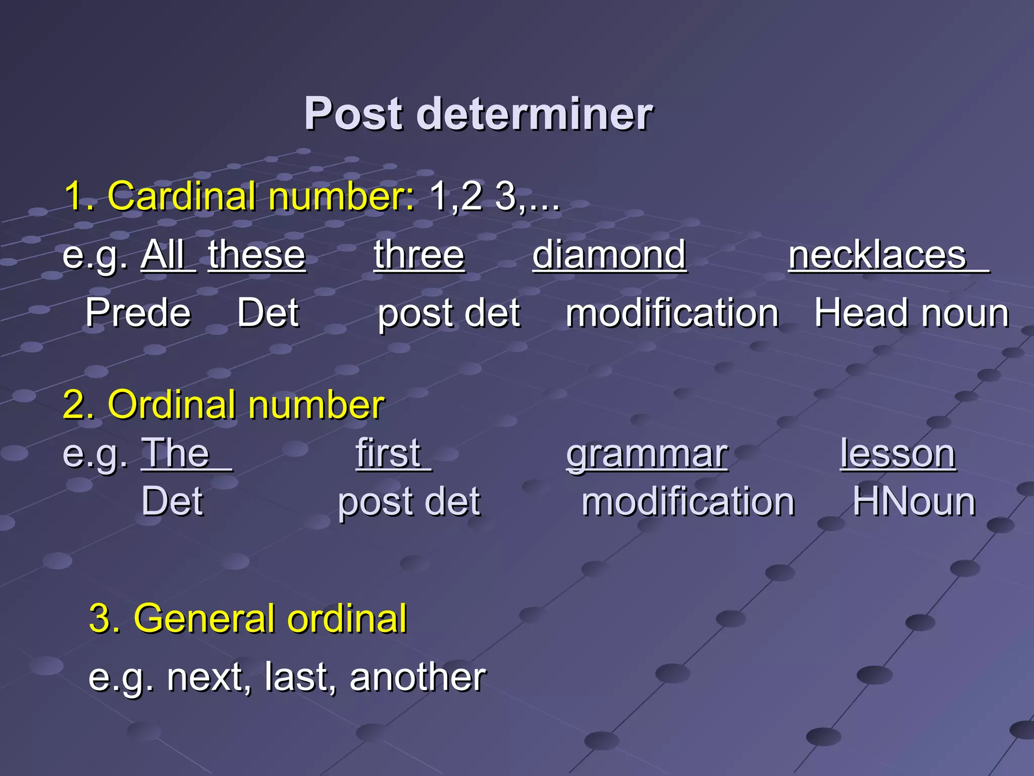 Week 4 complex noun phrase | PPT