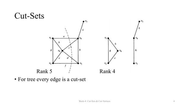 Graph Theory: Cut-Set and Cut-Vertices | PDF