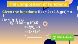 Week 4 Day 3 Composition of Functions.pptx | Physics | Science