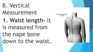 Week 4 Dressmaking.pptx perform mensuration | PPTX