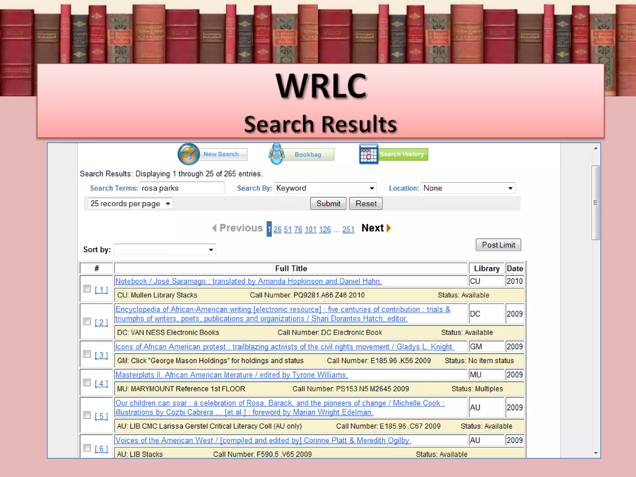 Exploring the library catalog | PPT