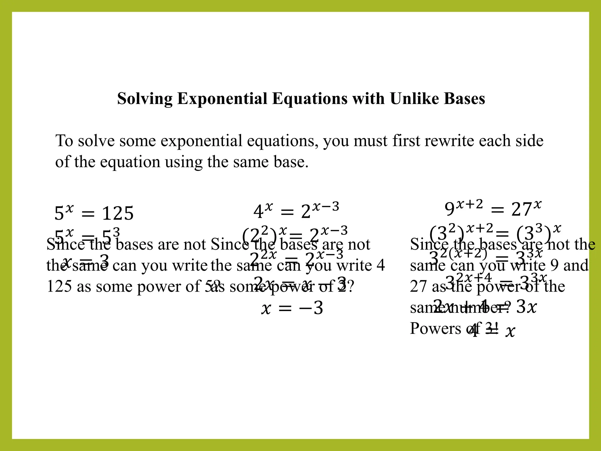 Week 4 Exponential equations for Math.pptx