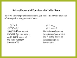 Week 4 Exponential equations for Math.pptx