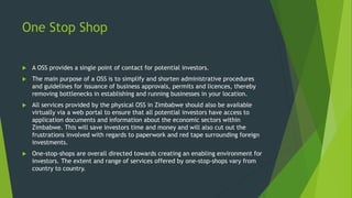 Attracting Foreign Direct Investment in Zimbabwe | PPT