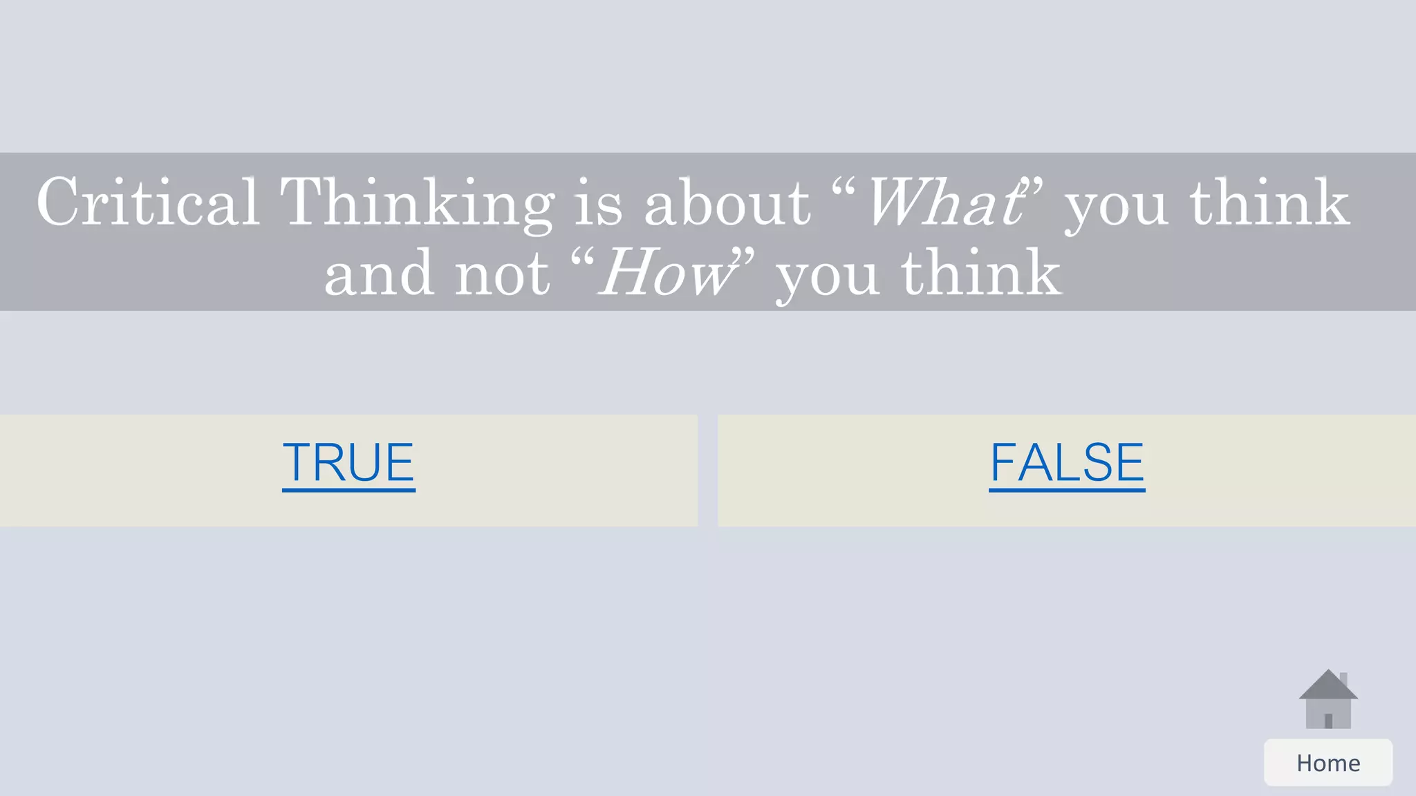 Unit 1: What is Critical Thinking | PPTX