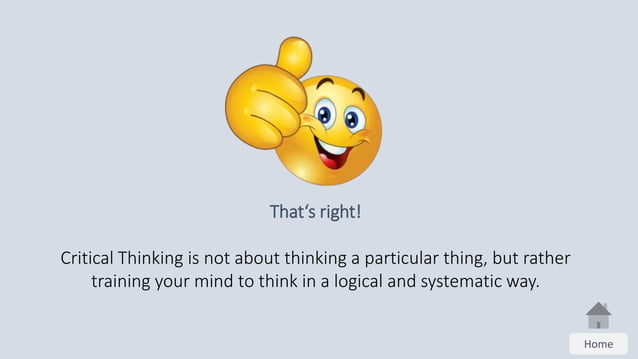 Unit 1: What is Critical Thinking | PPTX | Education