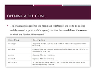C++ Files and Streams | PDF