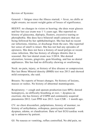 Week 4 Lab Assignment Differential Diagnosis for Skin Condition.docx