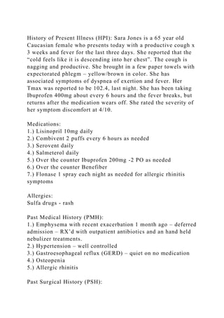 Week 4 Lab Assignment Differential Diagnosis for Skin Condition.docx