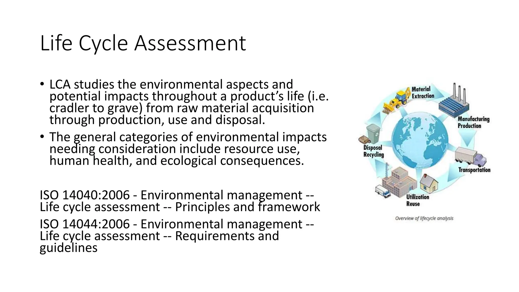 LIFE CYCLE ASSESSMENT POWERPOINT SLIDES. PPT | PPTX