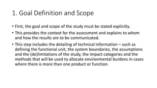 LIFE CYCLE ASSESSMENT POWERPOINT SLIDES. PPT | PPTX