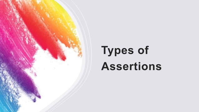 Week 4, Lesson 2 Assertions.pptx