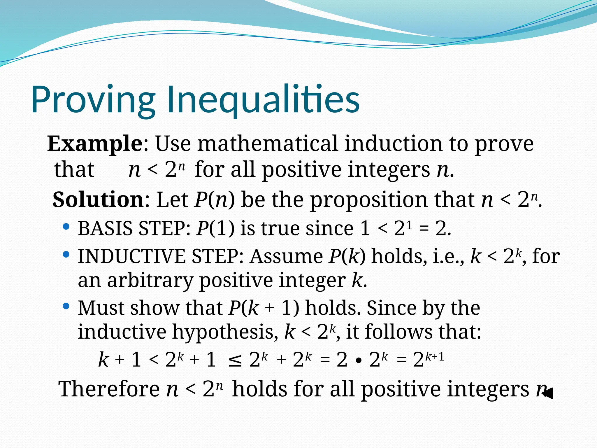 Week 4 Mathematical Induction Mathematical Induction | PPTX