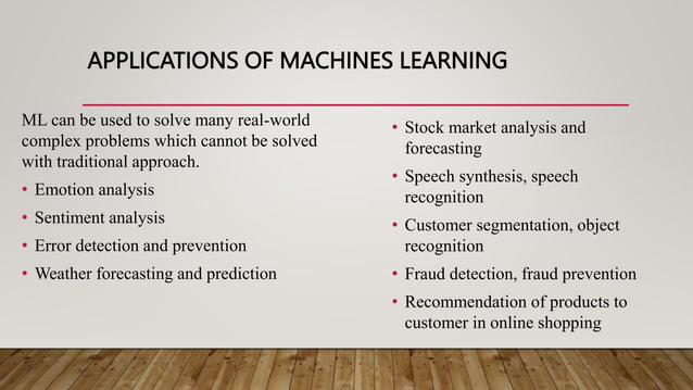 machine learning workflow with data input.pptx | Technology & Computing
