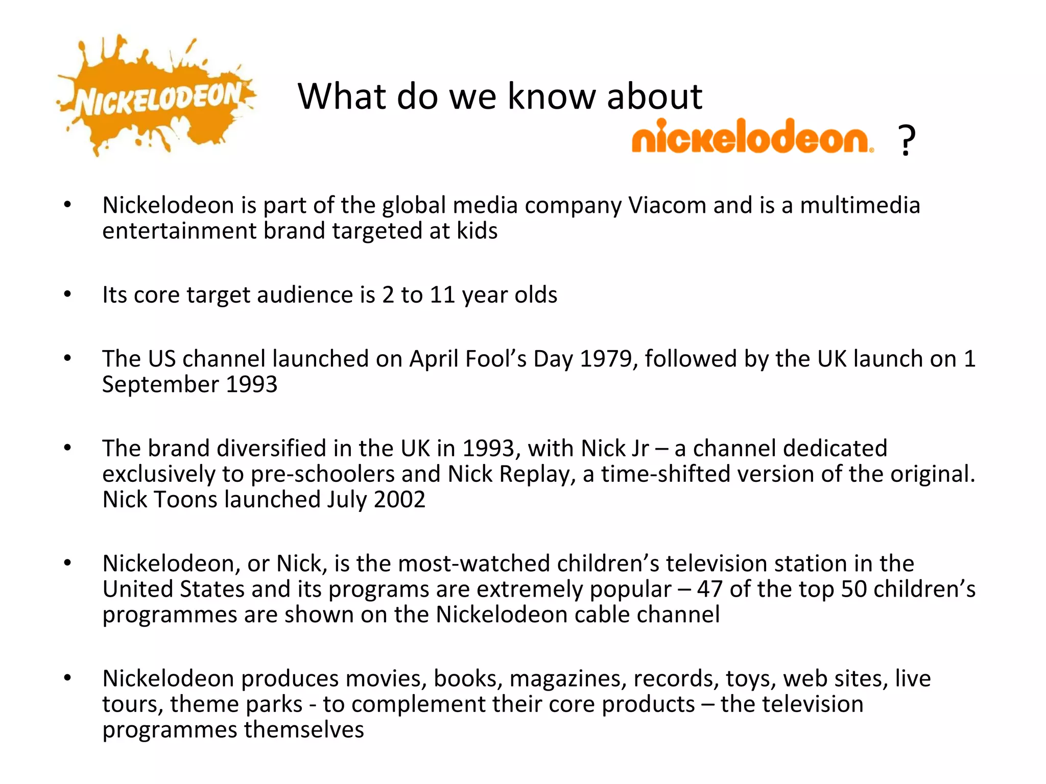 Week 4 nickelodeon | PPT