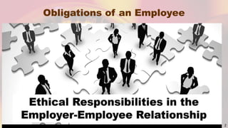 Presentation on duties of an employee ppt | PPTX