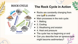 Types of Rocks, different types and how it's affect out environment | PPTX