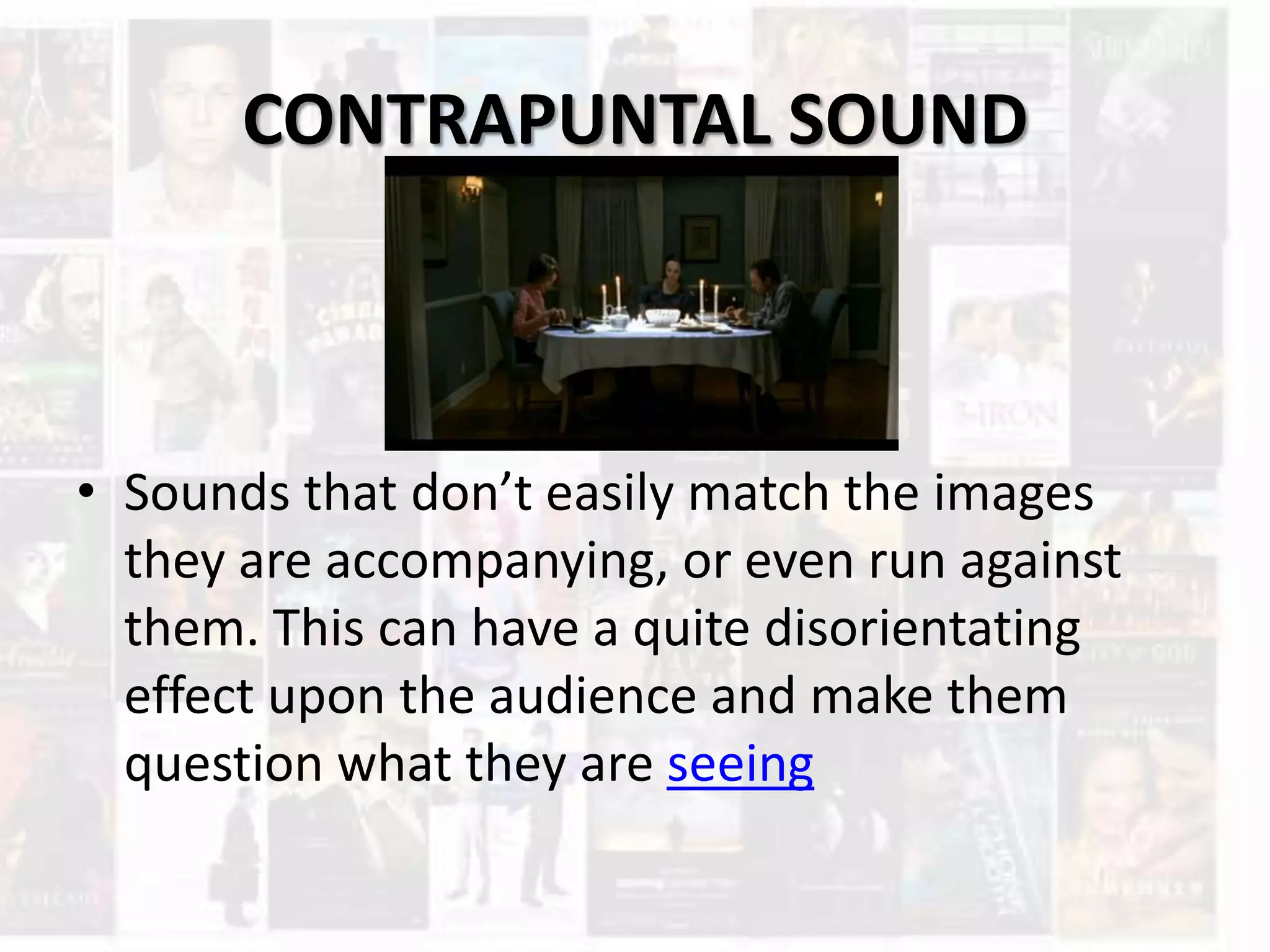 Film Studie - Sound | PPTX