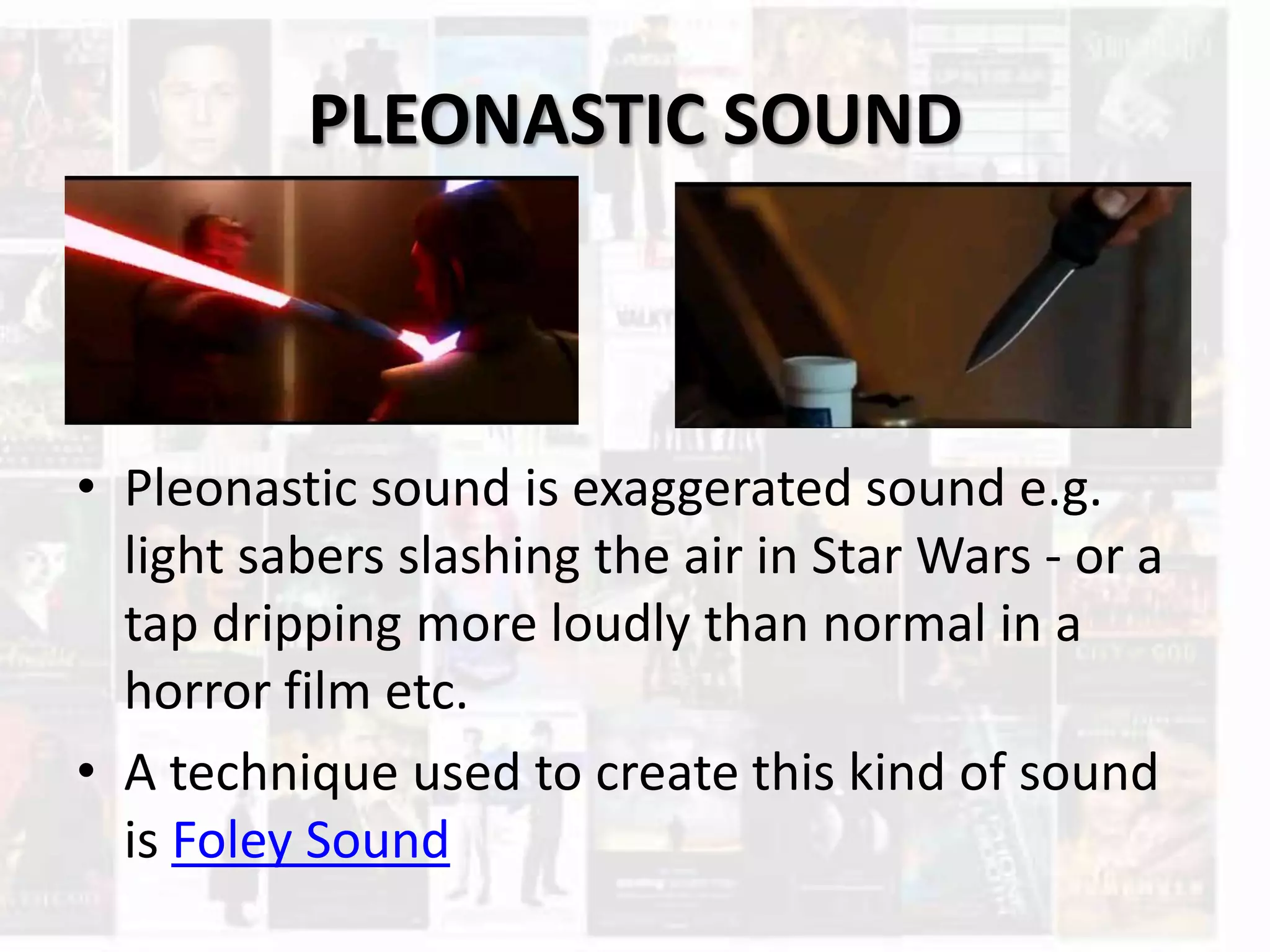 Film Studie - Sound | PPTX