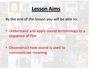 Film Studie - Sound | PPTX