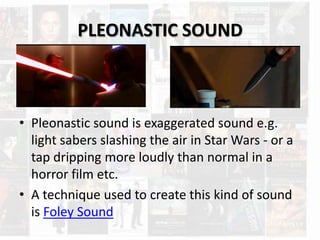 Film Studie - Sound | PPTX