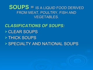 Week 4 soups | PPT