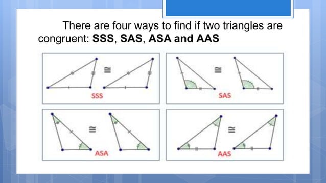 week 4 sss, sas, asa, saa.pptx MATH GRADE 8 | PPTX
