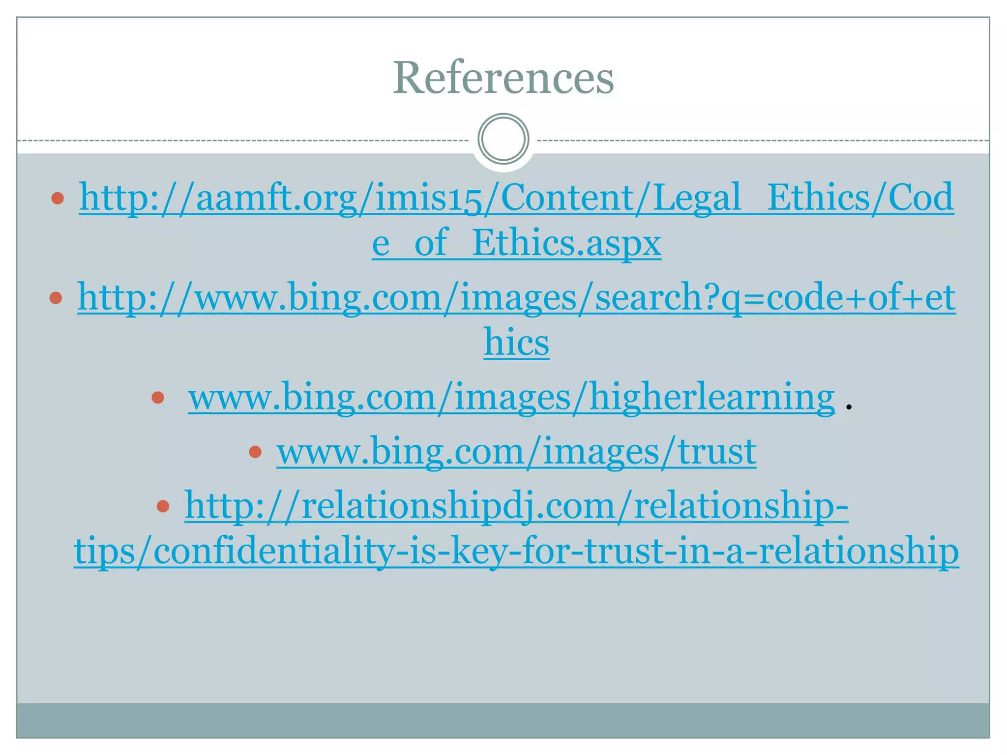 AAMFT Code of Ethics | PPTX