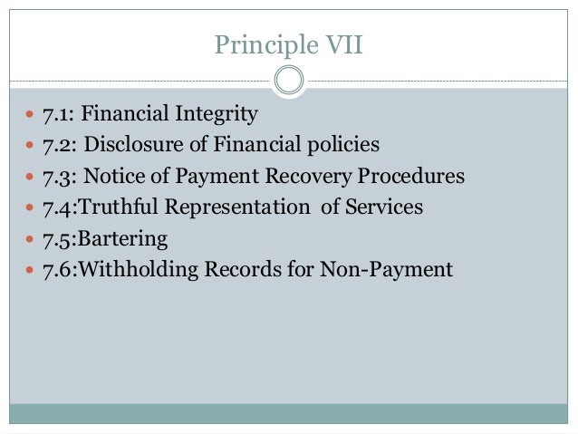 Aamft Code Of Ethics