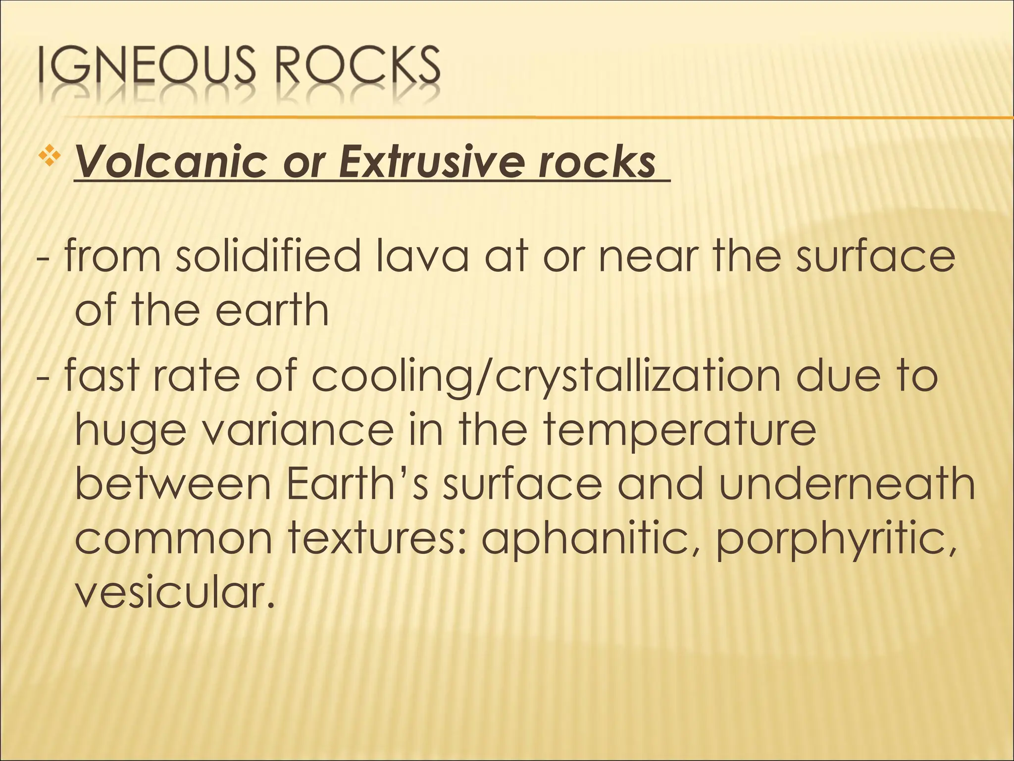 Week 4_Three types of rocks_powerpoint presentation | PPT