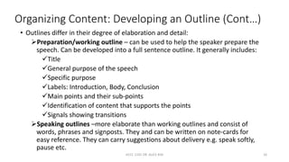 Public Speaking - Pre Delivery Planning & Org.pptx