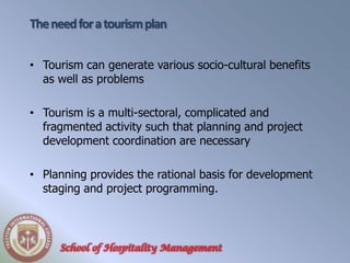 TOUR 104 Week 4 tourism planning | PPT