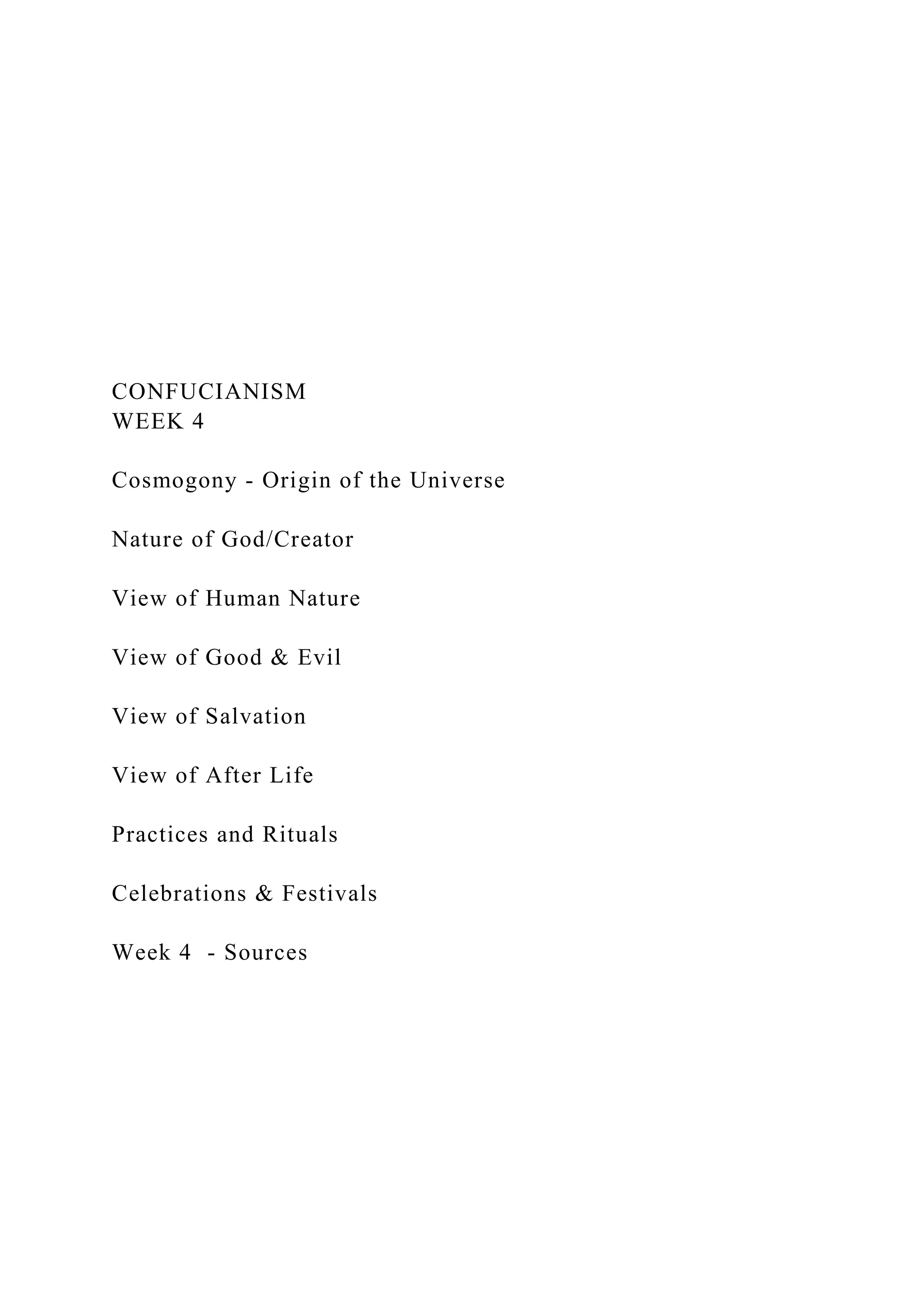 Week 4 World View Chart Assignment Hinduism JainismDe.docx