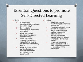 Self Directed Learning Presentation | PPT