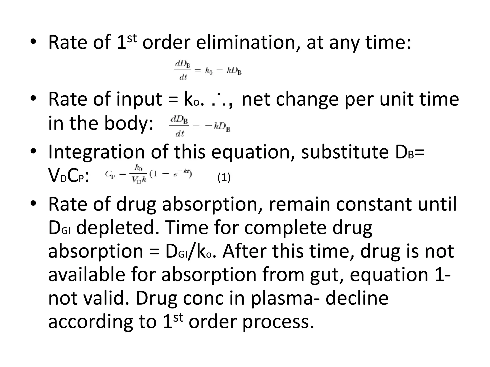 Pharmacokinetics of Oral Drug Absorption | PPTX