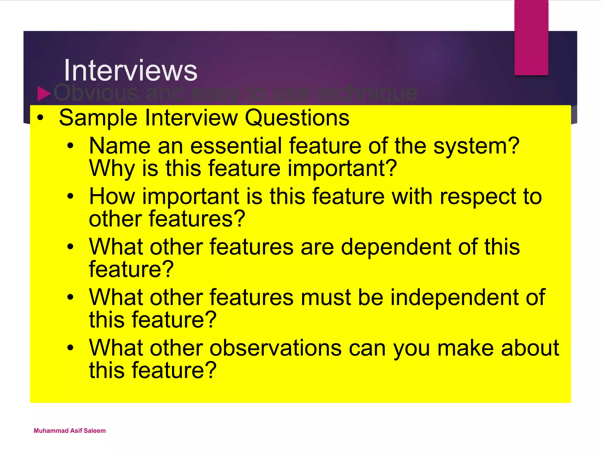 Requirements Elicitation Techniques | PPTX