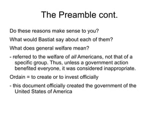 Week 5.1 preamble & the house | PPT