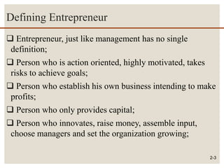 Entrepreneur and Characteristics of Successful Entrepreneurship | PPT
