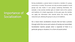 CONTEXT, CONCEPT AND PROCESS OF SOCIALIZATION.pptx